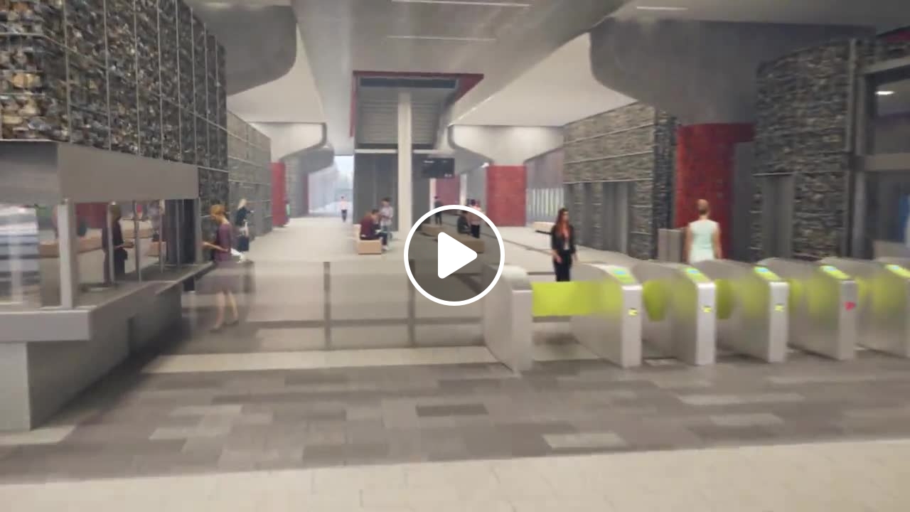 Mernda Station: Main Entrance